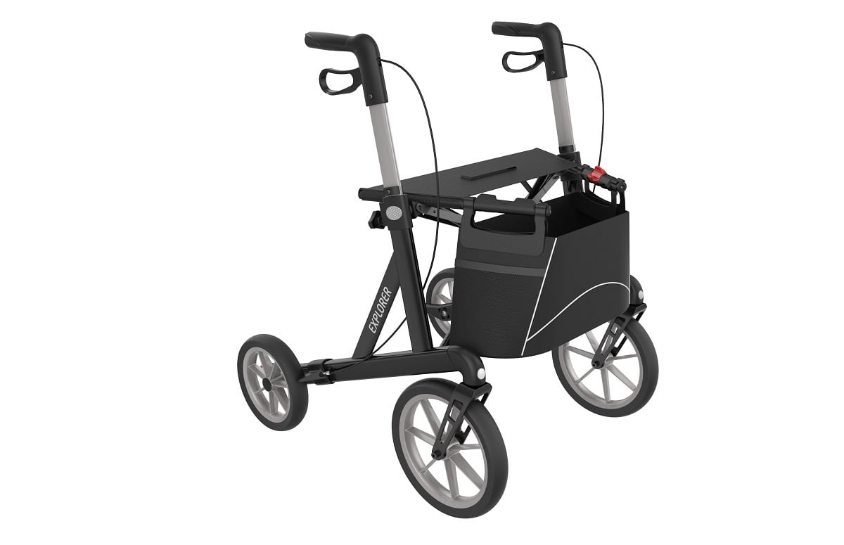 Rollator Explorer Outdoor Rehasense Large - Bruin kopen? Via ...